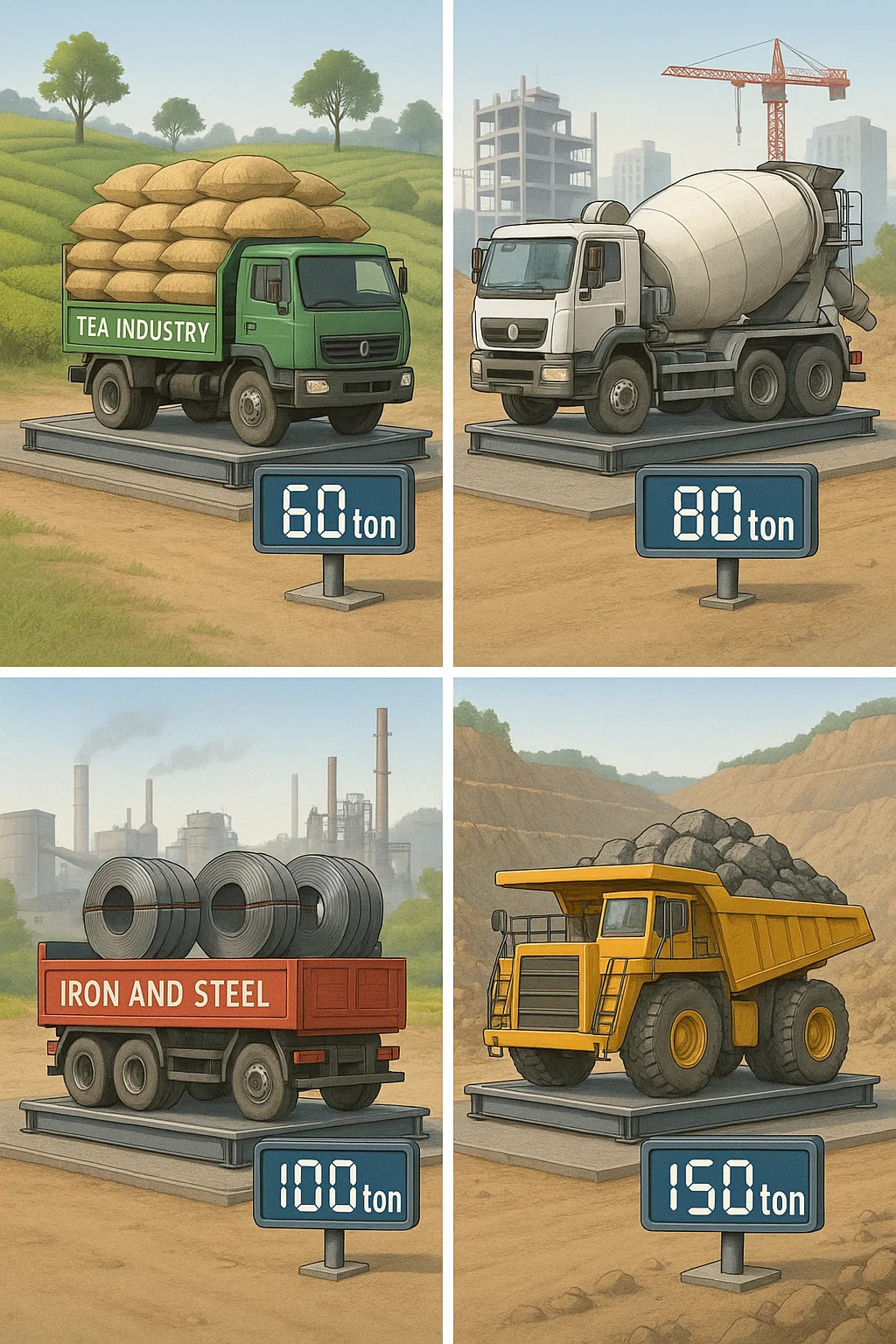 Total load - Weighbridge Manufacturer In India